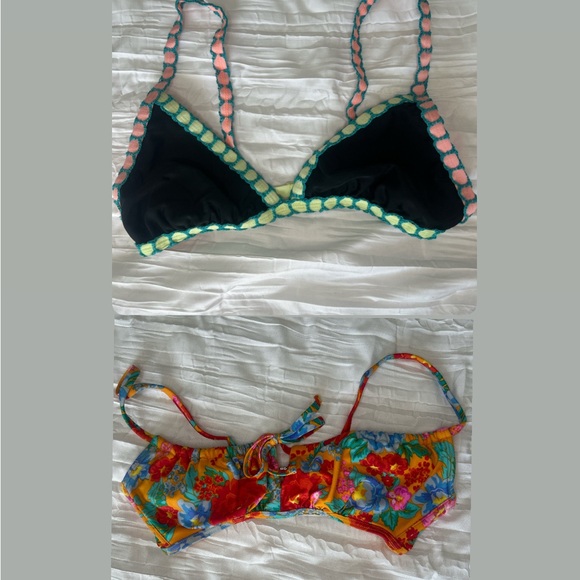 other | Swim | Colorful Floral Bikini Top | Poshmark